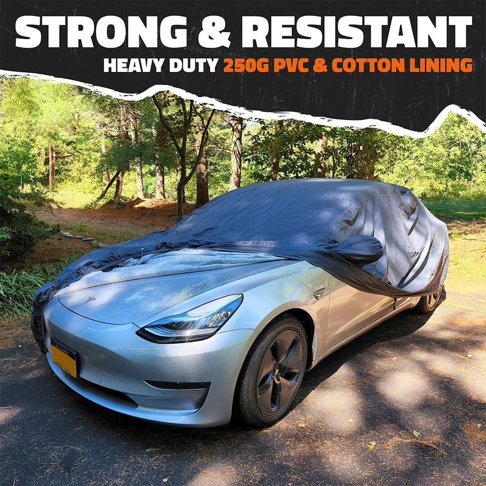 Mockins Extra Thick Car Protection 250g PVC Cotton Heavy Duty Sedan Car ...