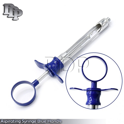C-W Type Aspirating Syringe 1.8cc Blue Color Handle Dental Instruments ...