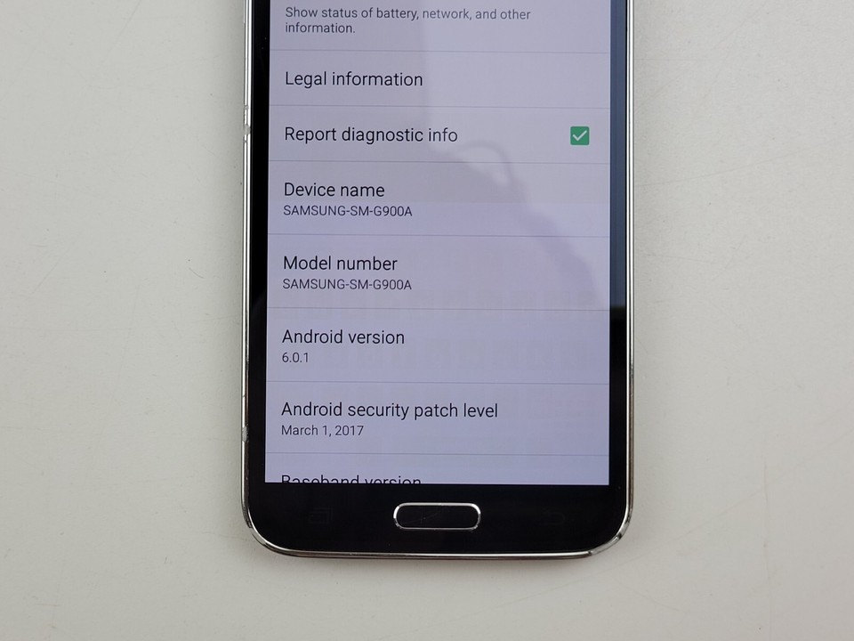 Samsung Galaxy S5 (SM-G900A) 16GB - Black (AT&T) Smartphone - Clean ...