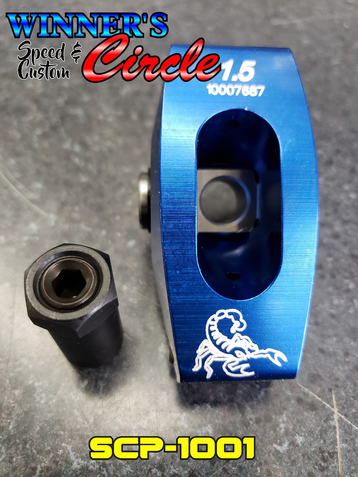 Scorpion Performance SCP1001 SBC Roller Rocker Arms 1.5 Ratio 7/16 Stud ...