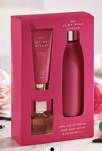 Next Just Pink Intense Perfume Gift Set 30ml EDP Body Lotion& Water ...