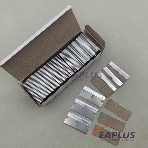 100 PCS Razor Blades Single Edge Extra Sharp Heat Treated Safety Knife ...