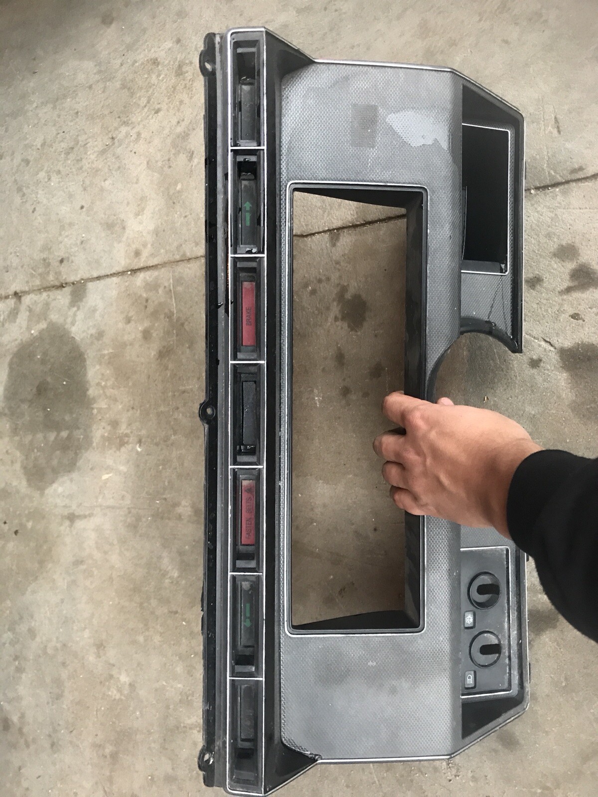 Ford F150 Dash Bezel Cluster Trim Panel 81 82 83 84 85 86 OEM Black ...