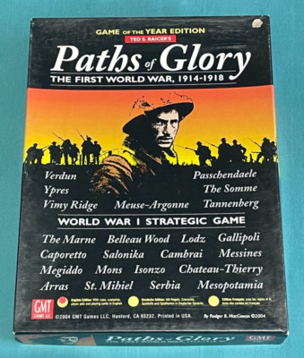 Paths of Glory | 2004 | Game of the Year Edition | GMT {UNPUNCHED ...