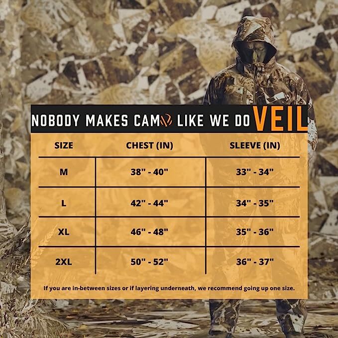VEIL CAMO Men’s Insulated Waterproof Chaos Hunting Parka | eBay