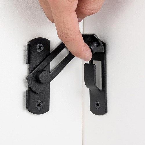 3 Packs 90 Degree Flip Latch, Matte Black Premium Right Angle Gate ...