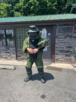 Med-Eng EOD 9 Suit w/ Helmet Full Suit | eBay