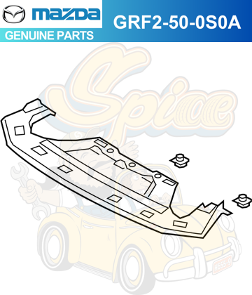 Genuine Mazda GRF2-50-0S0A Bumper Stiffer 2018-2021 Mazda 6 | Achetez ...