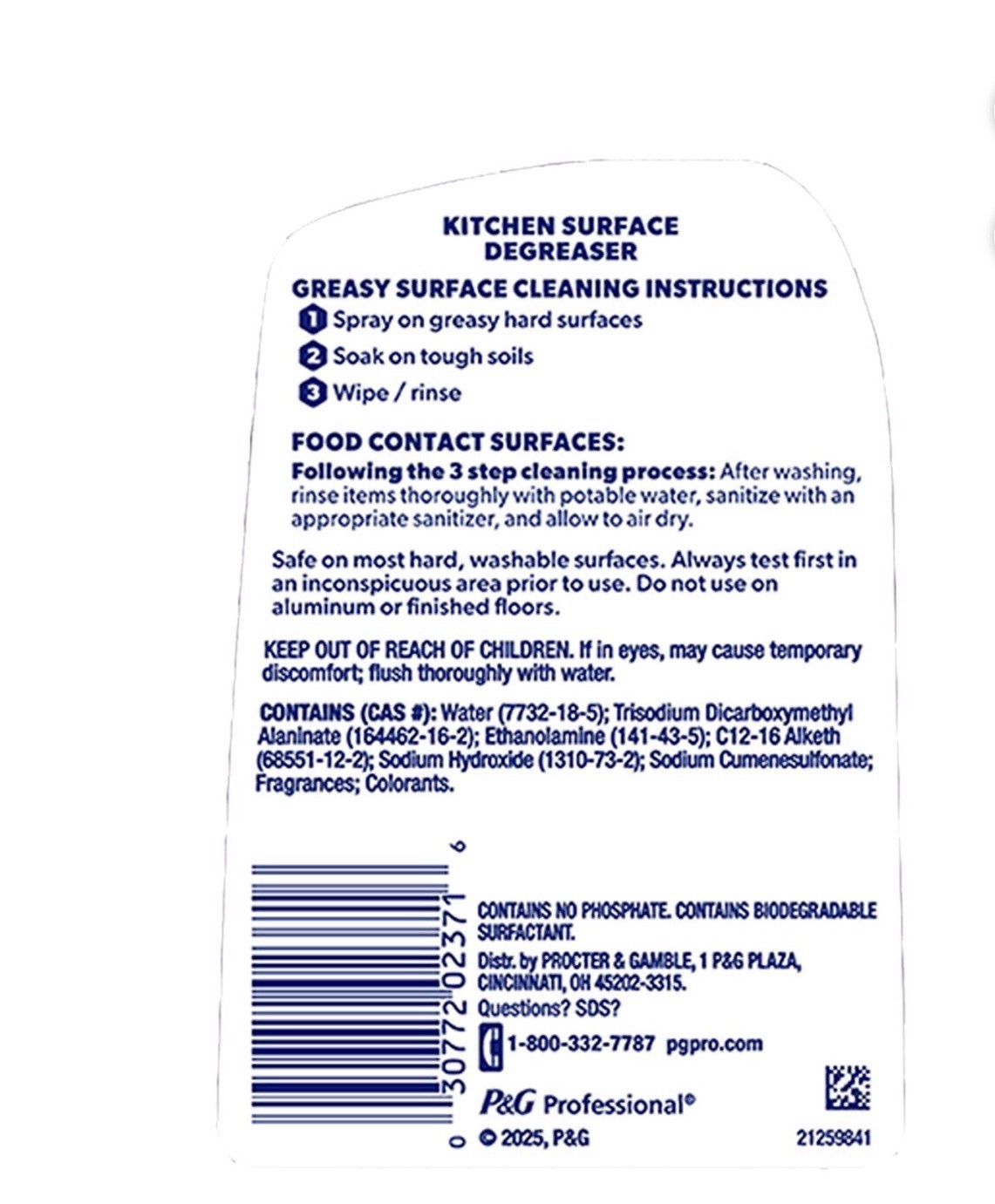 Dawn Professional Multi-Surface Heavy Duty Degreaser Spray,32 fl.oz ...