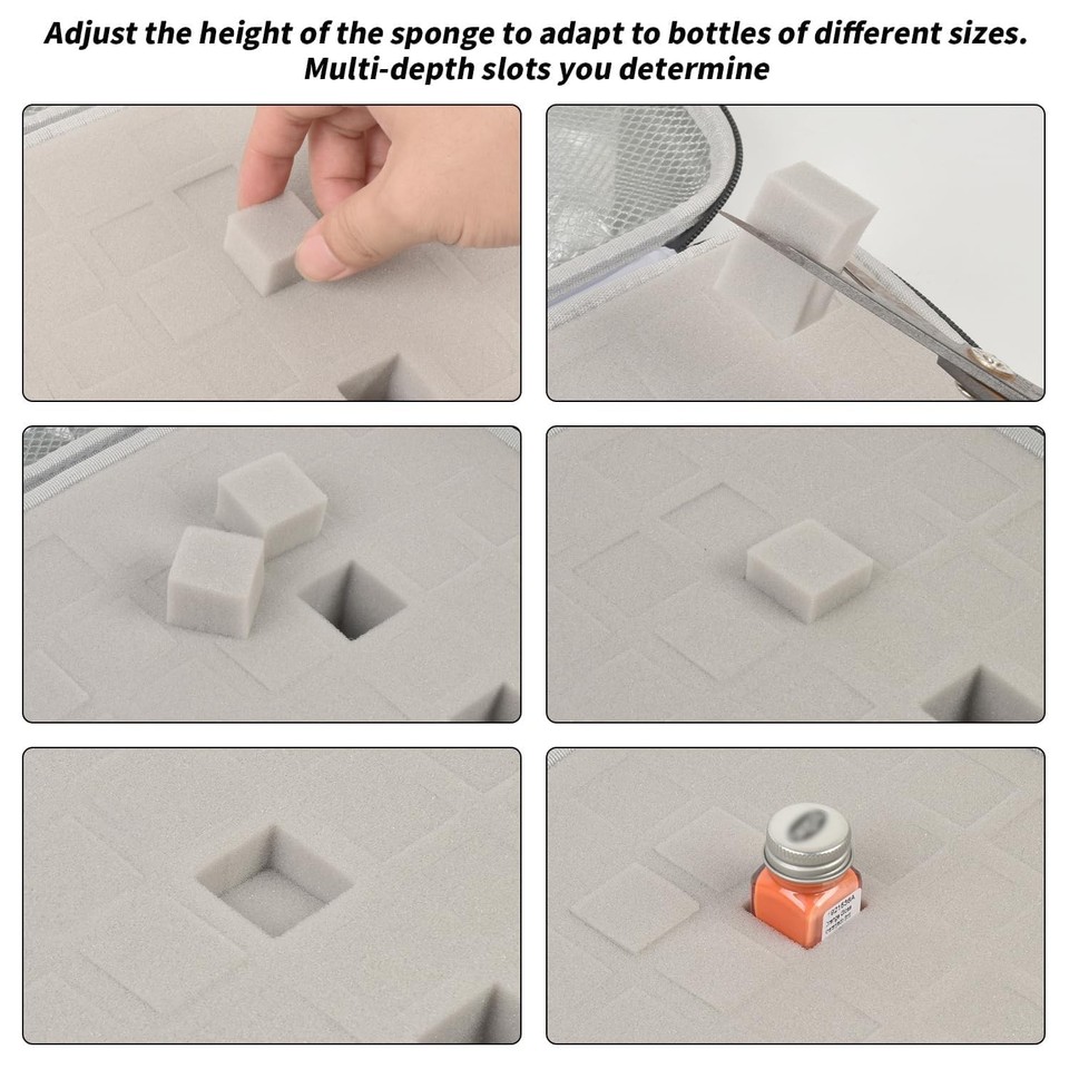 Model Paint Storage Case Compatible with Testors Paint Set Paints ...