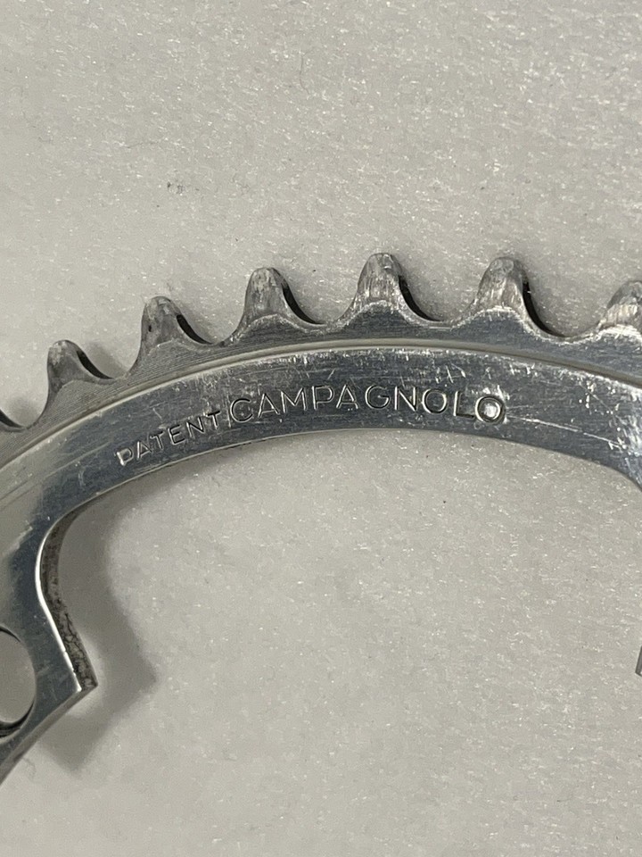 Vintage Campagnolo Track Bicycle Chainring Silver 1/2 x 1/8 47T Silver ...