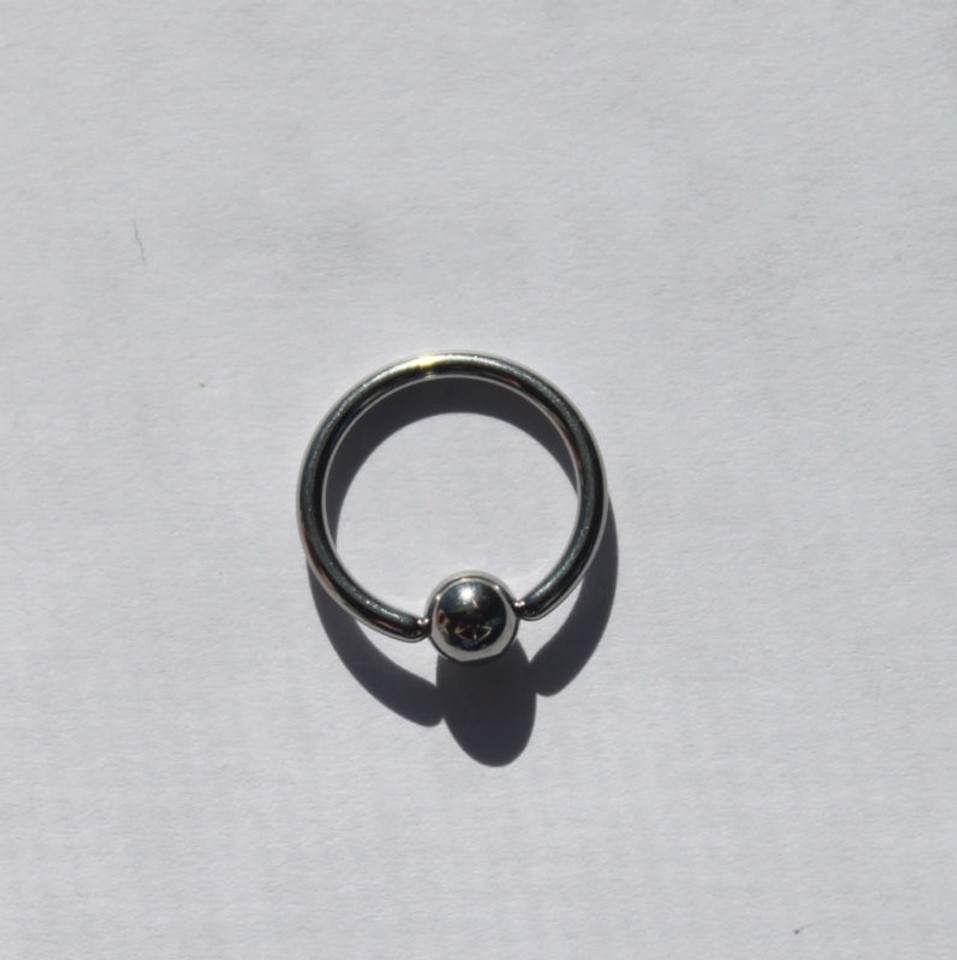 14g CBR Captive Bead Ring Body Piercing Stainless Steel | eBay