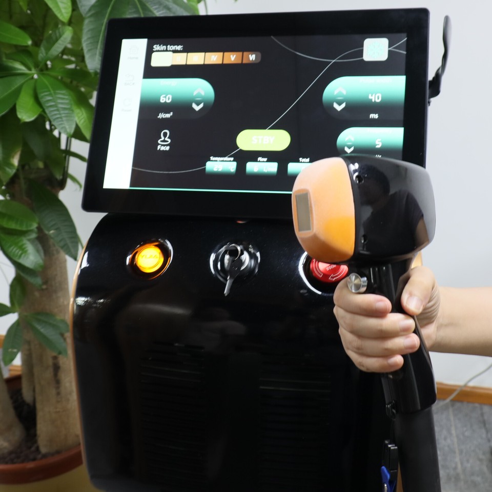 NEW 808nm Professional Diode Ice Titanium Laser Body Hair Removal ...