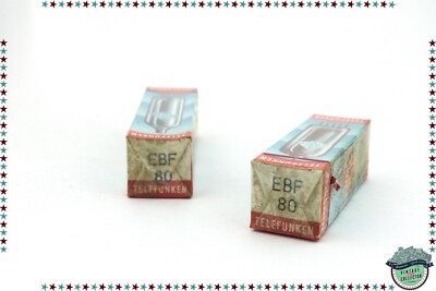EBF80, Telefunken label, Tube, lampe Röhre Valve Lampa. NOS, NIB. X1 | eBay