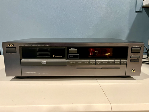 JVC 6 Disc Magazine CD Player Model XL-M505TN Vintage 1991. Tested ...