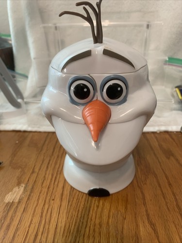 Disney Olaf Snowman Mug Cup with Flip Up Lid Disney on Ice Frozen ...