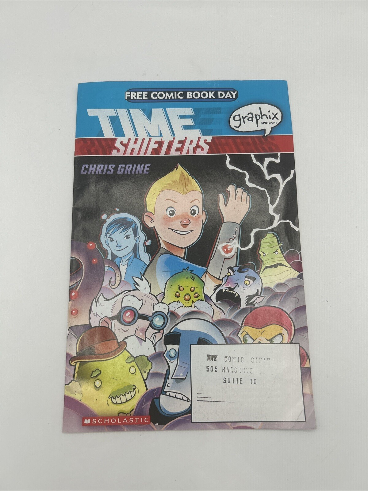 Time Shifters Free Comic Book Day Chris Grine Scholastic Graphix ...