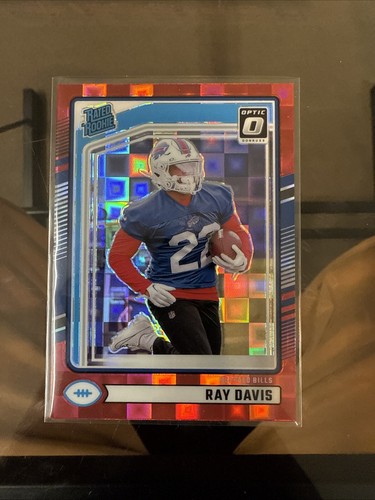 2024 Donruss Football Rated Rookie Optic Red Pandora Ray Davis | eBay