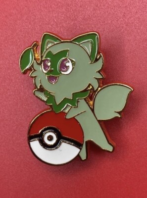 Sprigatito Pokemon Enamel Brooch Pin | eBay