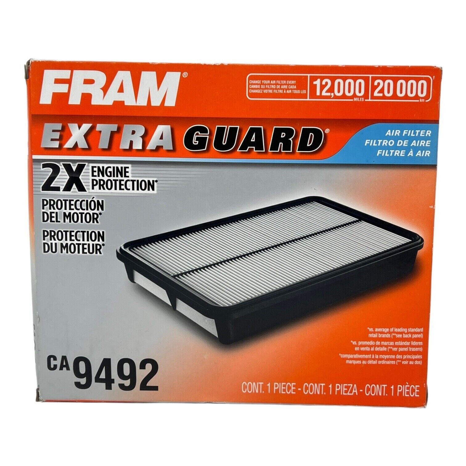 FRAM EXTRA GUARD AIR FILTER CA9492 Chevy Buick Pontiac Cadillac Saturn ...