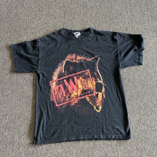 Vintage 1998 WCW NWO New World Order Wolf Pack T-Shir… - Gem