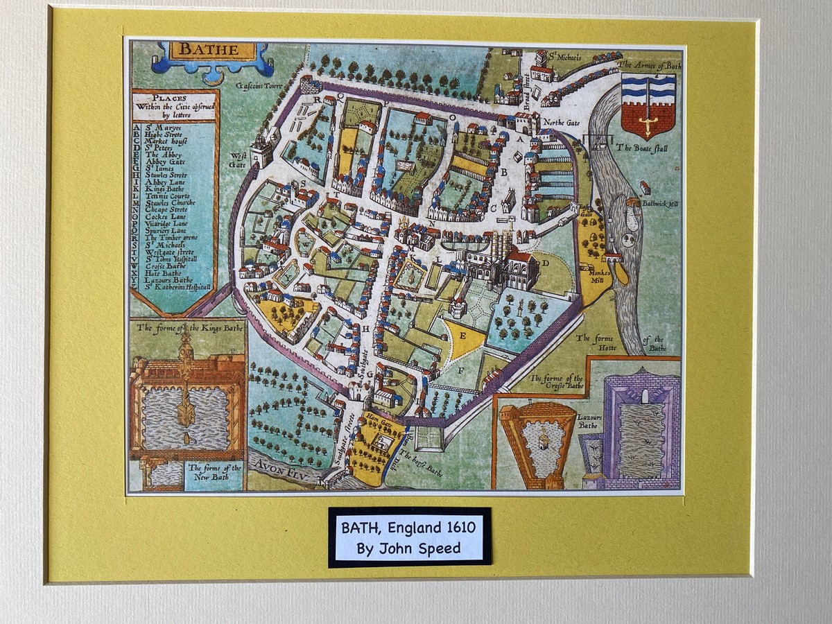 Bath England Map Historic Maps Of Bath And North East Somerset Go