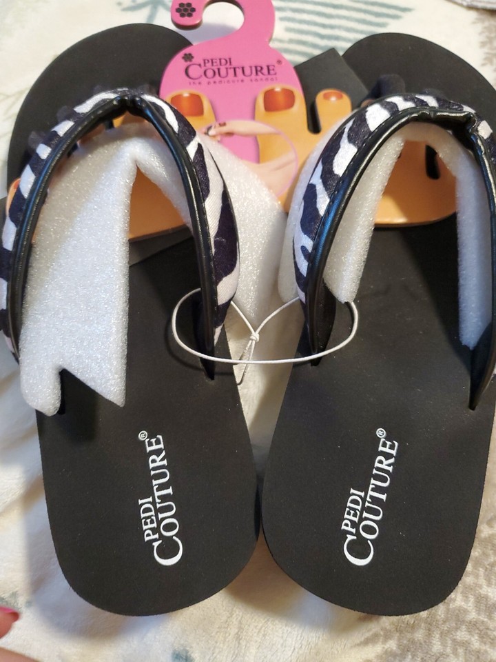 Pedi Couture Toe Separator Sandals for Women Size XL 10-11 The Pedicure ...