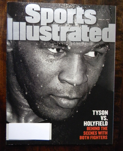 TYSON vs HOLYFIELD BOXING COVER SI SPORTS ILLUSTRATED JUNE 30th 1997 ...