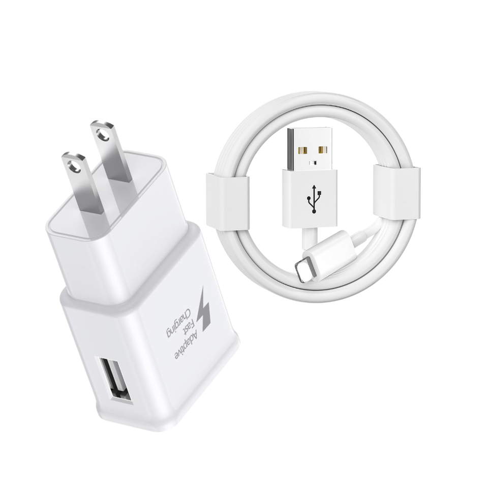 Fast Charger USB Cable AC Adapter For iPhone 14/13/12/11/8Plus/7/6/SE ...