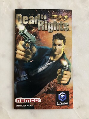 Dead to Rights | Nintendo Gamecube | Manual | eBay