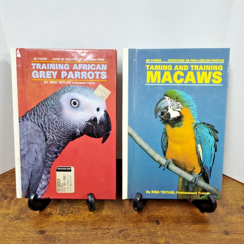 Lot of 2 Bird Training Books, Grey Parrots & Macaws | eBay