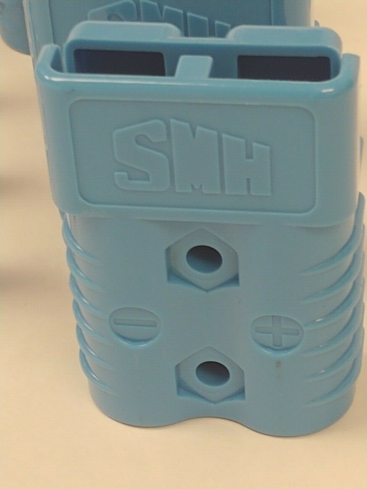 4xANDERSON/SMH CONNECTOR SB175A 600V, 0,2 or 4 AWG wCONTACTS BIG BLUE ...