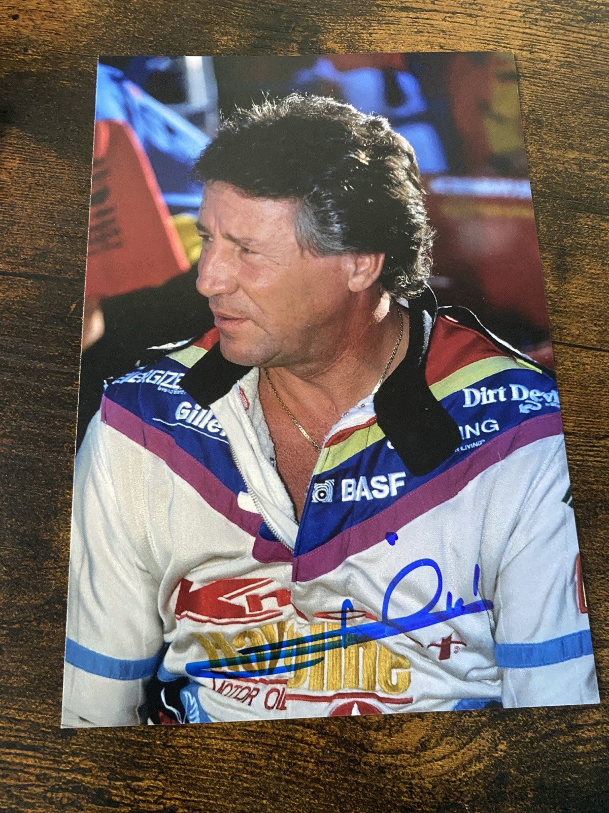 Mario Andretti NASCAR Photo Hand Signed 4x6 Photo Racing Legend | eBay