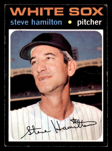 1971 Topps Steve Hamilton Semi-High #627 VG Baseball Card | eBay