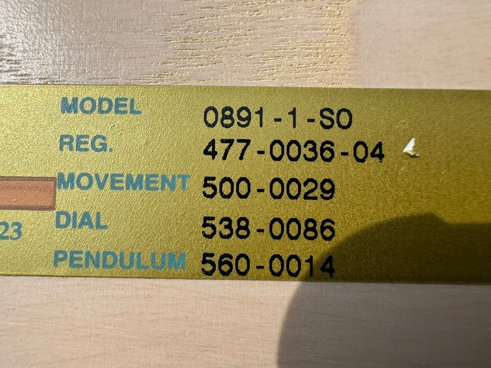 Sligh Authentic Chime Grandfather Clock 12 Rods | eBay