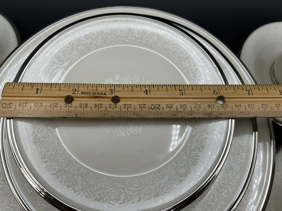 Lenox China Moonspun~(Set of 4)~5 Piece Place Settings~1st Quality ...