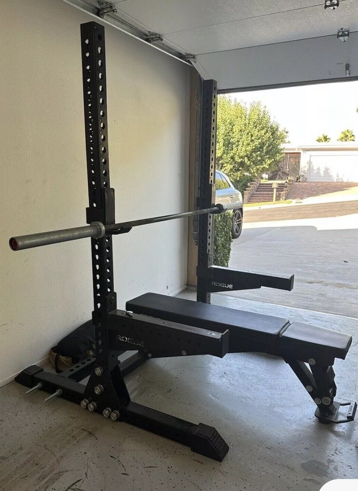 SML-1 ROGUE 70" - Monster Lite Squat Stand/With Spotter Arm | eBay