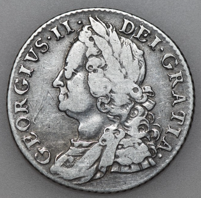 1758 GEORGE II SHILLING, BRITISH SILVER COIN, FINE | eBay UK