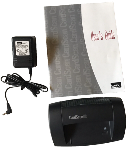 Corex CardScan Executive 600c Color Business Card Scanner Manual | eBay