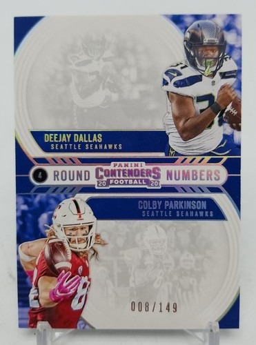 2020 Contenders DEEJAY DALLAS / COLBY PARKINSON RC Round Numbers /149 ...
