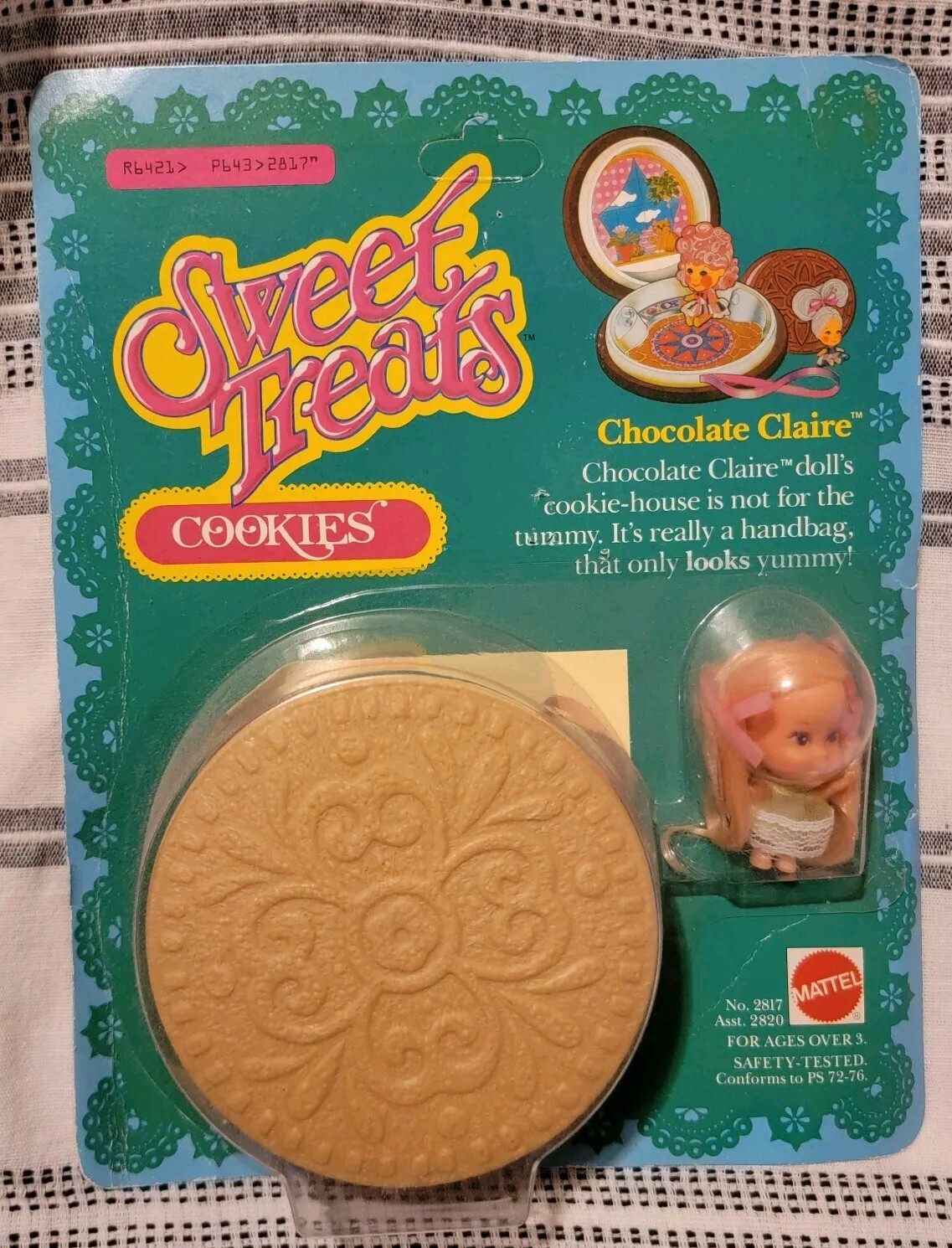 MATTEL Sweet Treats Cookies CHOCOLATE CLAIRE Doll Set VTG 1978 Liddle ...