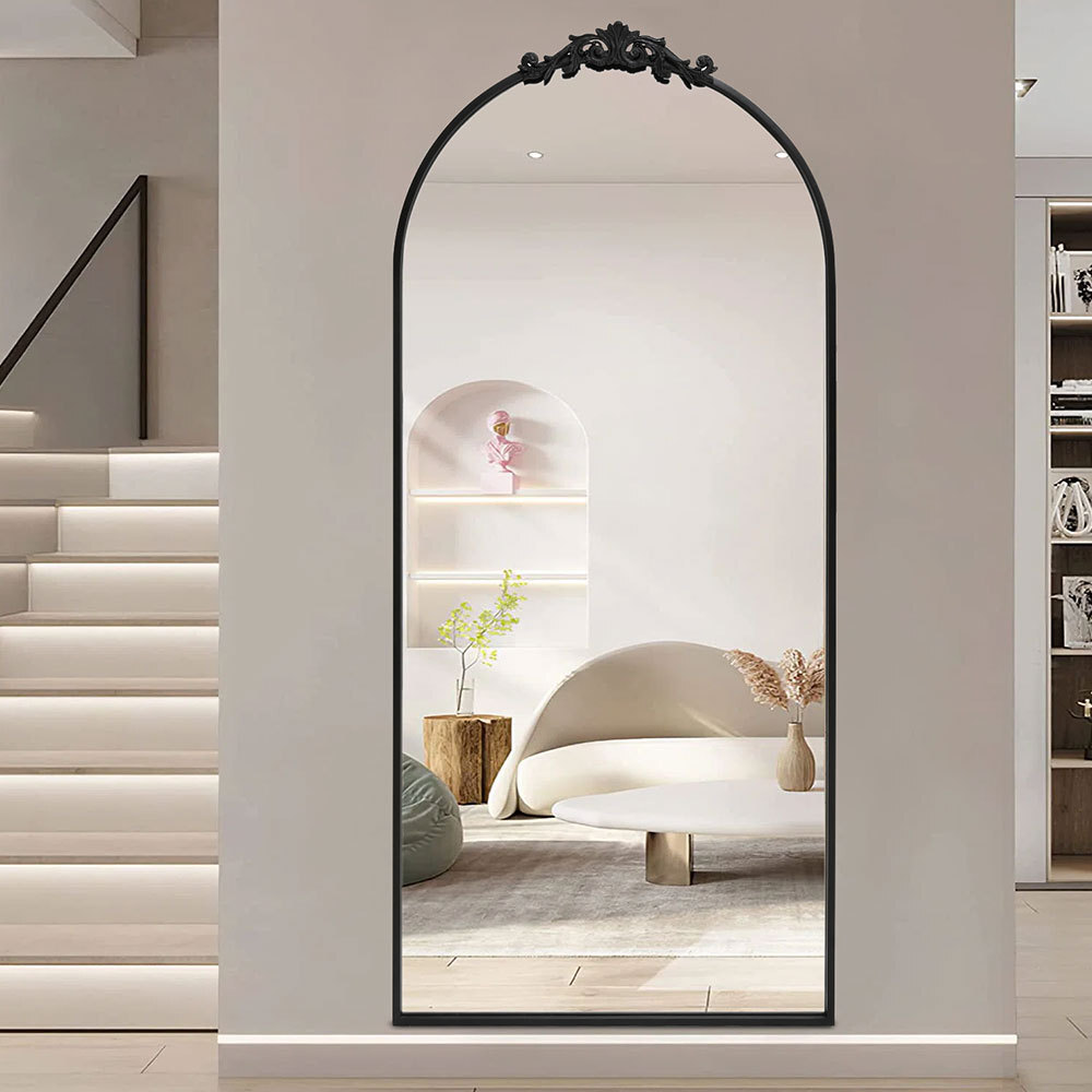 180 x 80cm Long Mirror Arched Full Length Wall Mirror Home Living Room ...