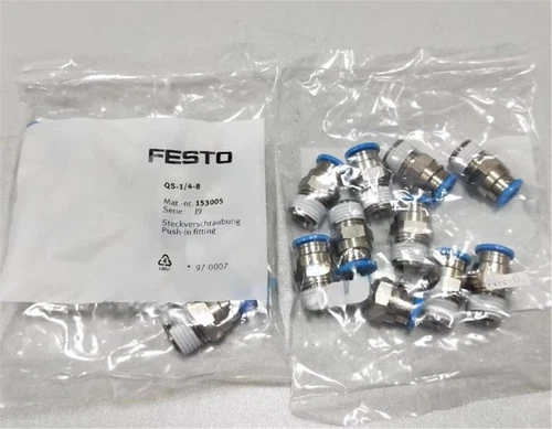 10PC NEW FESTO connector QS-1/4-8 153005 | eBay