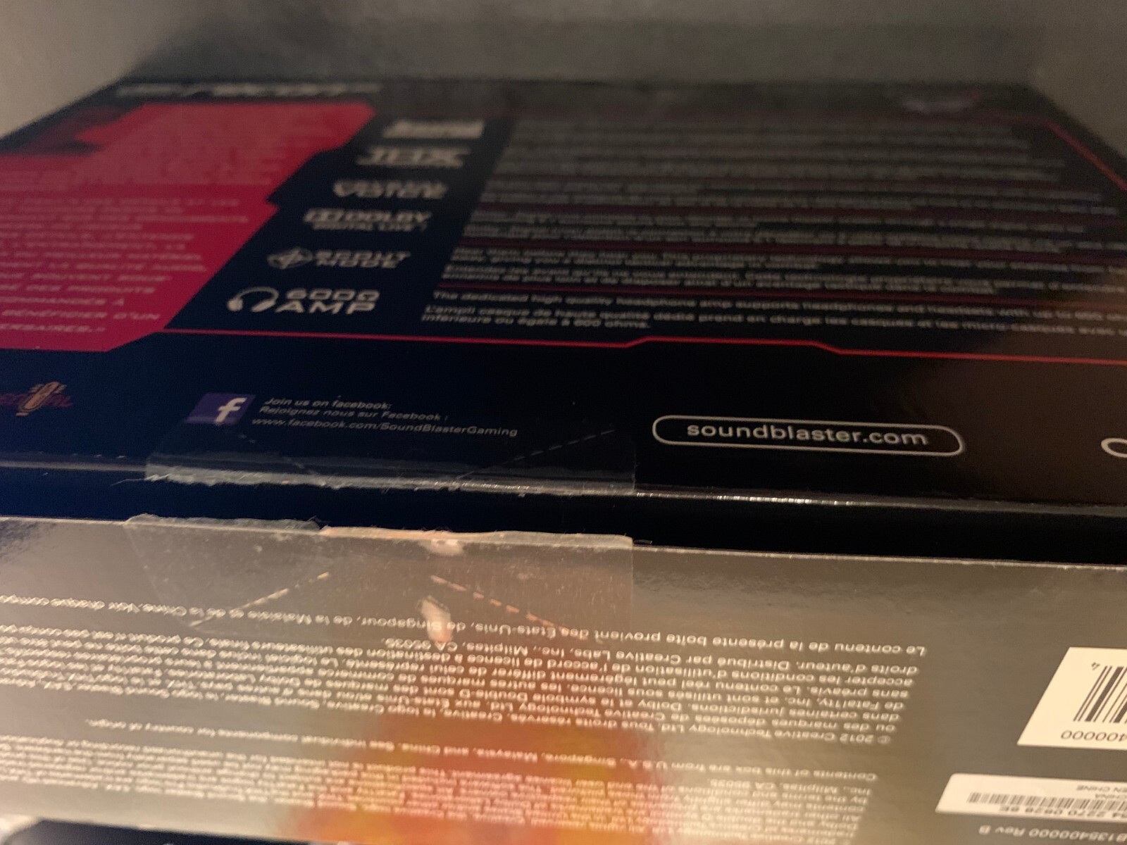 Creative Sound Blaster Recon3D THX PCIE Fatal1ty Pro Champion Series ...