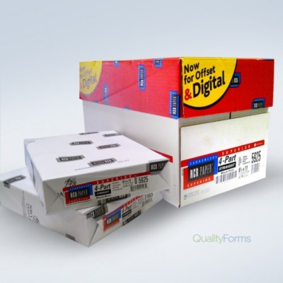 Appleton NCR Carbonless Paper: 4-Part 8-1/2x11 (1250 Sets/5000 Sheets ...