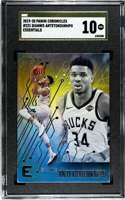 2019-20 Panini Essentials #221 Giannis Antetokounmpo SGC 10 PRISTINE ...