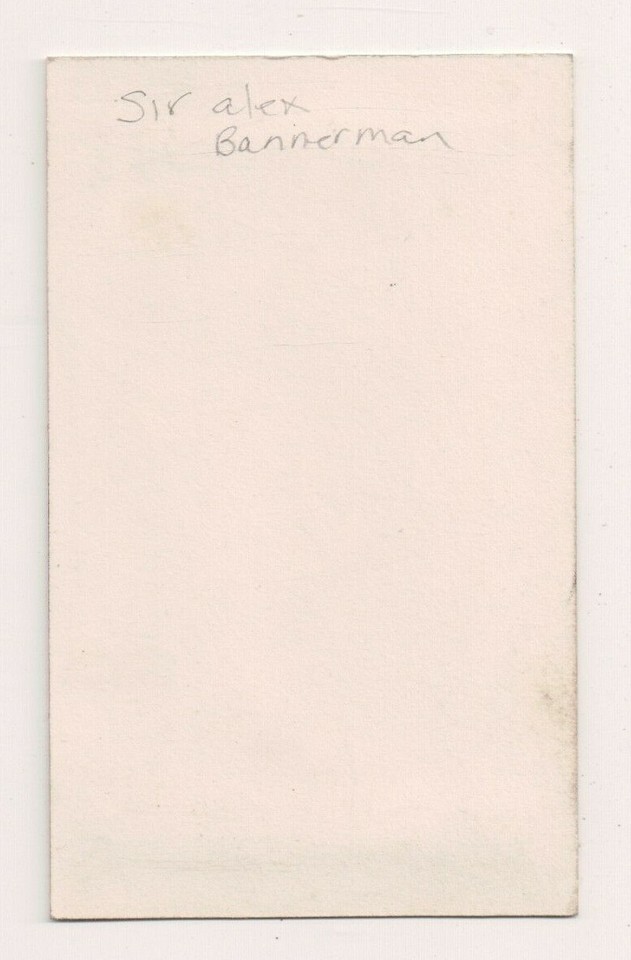 Vintage CDV Sir Alexander Bannerman, 9th Baronet | eBay