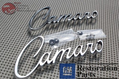 68-69 "Camaro" Script Fender Emblems, pair | eBay