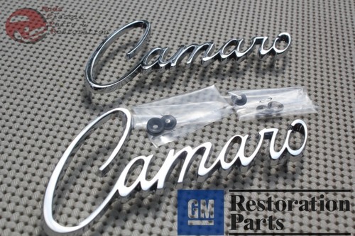 68-69 "Camaro" Script Fender Emblems, pair | eBay