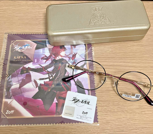 Honkai Star Rail Zoff Collaboration Kafka Model Limited Glasses JAPAN ...